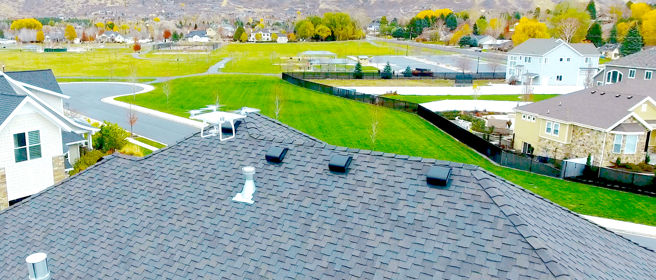 Drone roof scan | Loveland Innovations